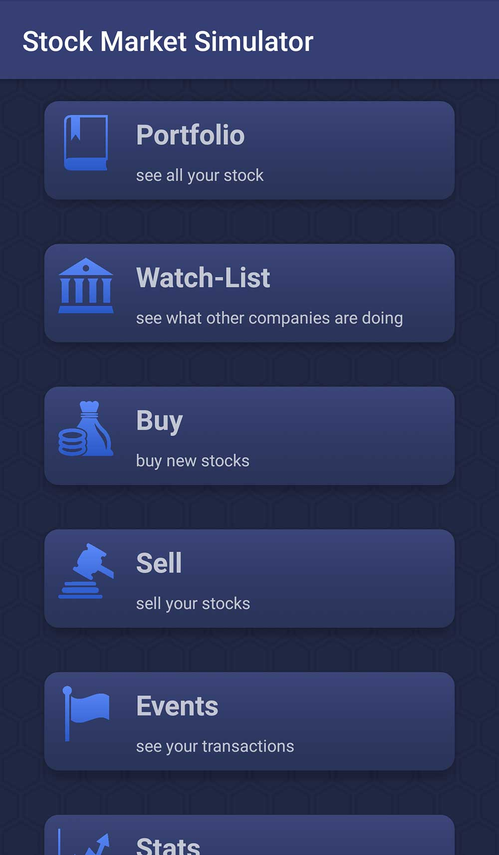 Stock Market Simulator - Nyxcore